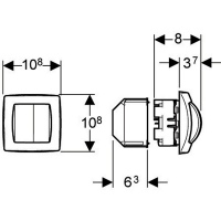 Flush Control Plate - WiCi Concept